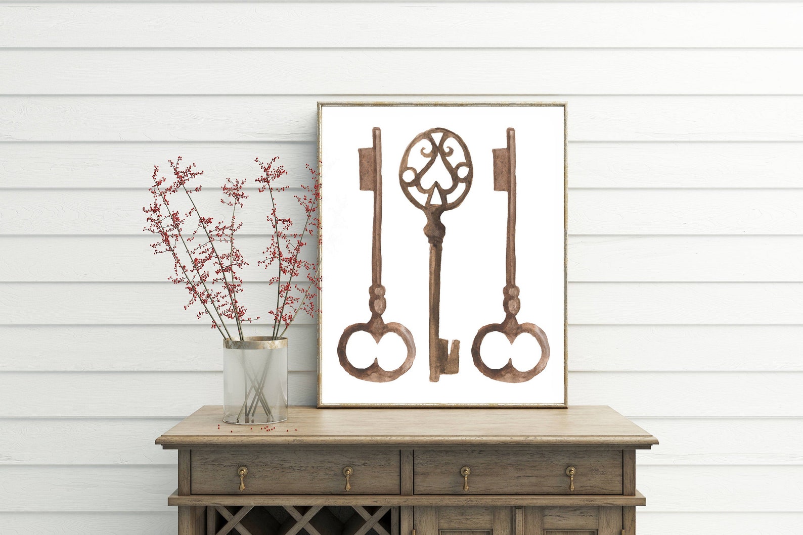 Key Printable Wall Art key print key wall decor key art | Etsy