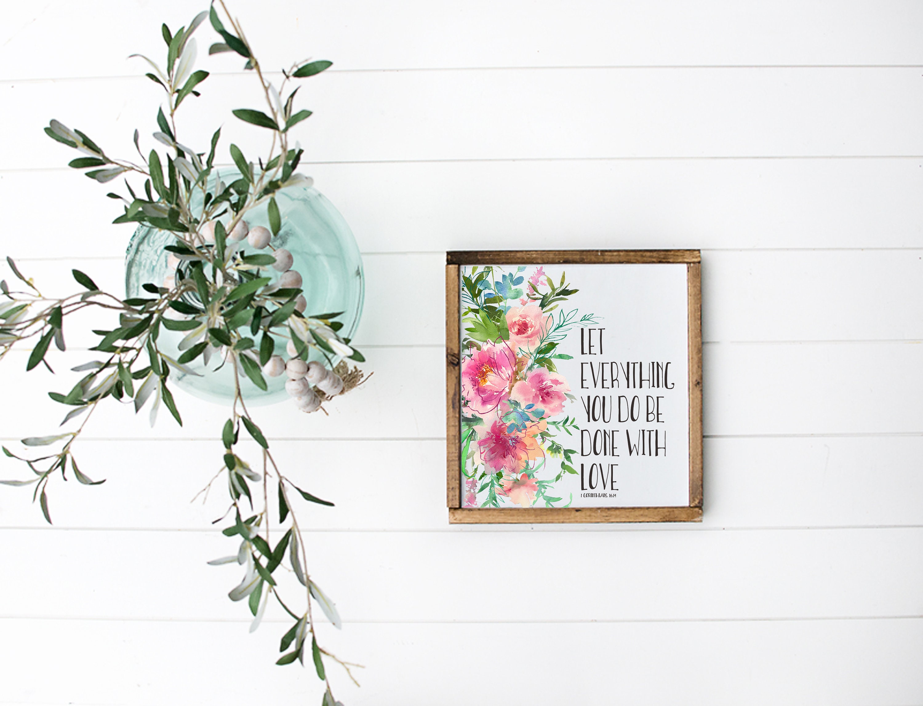 Bible Verse Wall Art Wall Decor Bible Wall Art Printable | Etsy