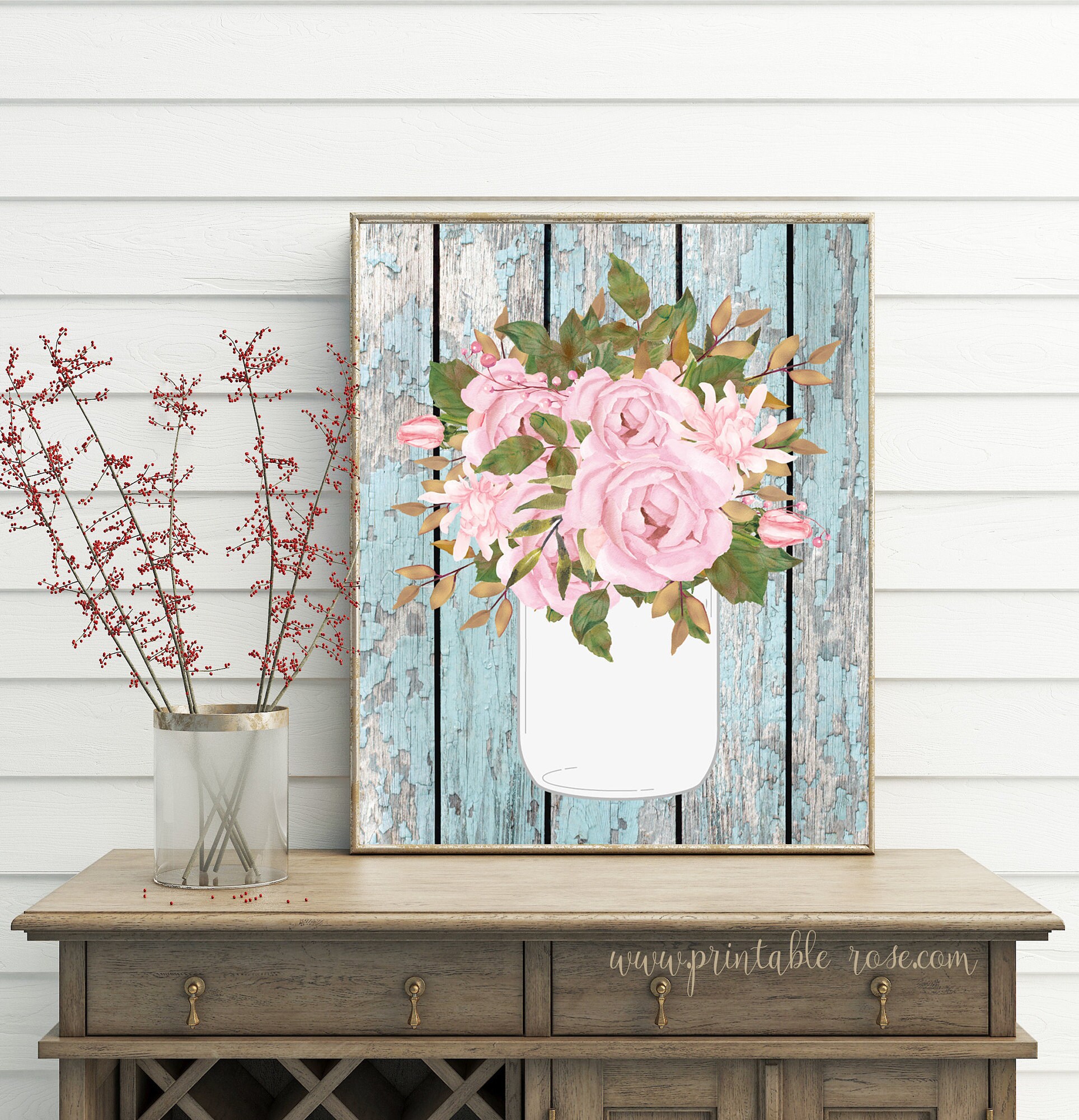 Shabby Chic Decor Wall Art Printable Shabby Chic Wall Decor - Etsy