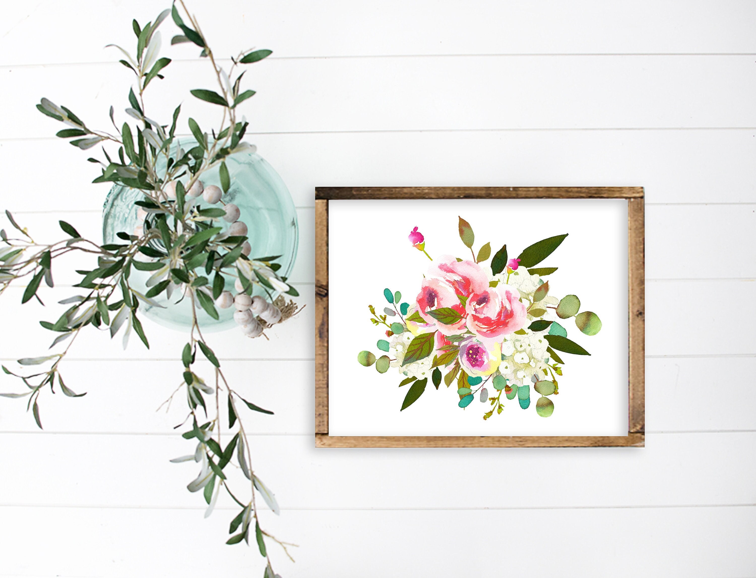 Flower Printable Flower Prints Flower Prints Wall Art Wall - Etsy