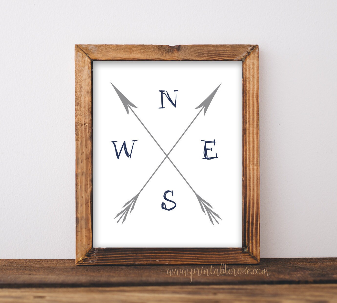 Compass Printable Compass Print Compass Wall Art Compass - Etsy