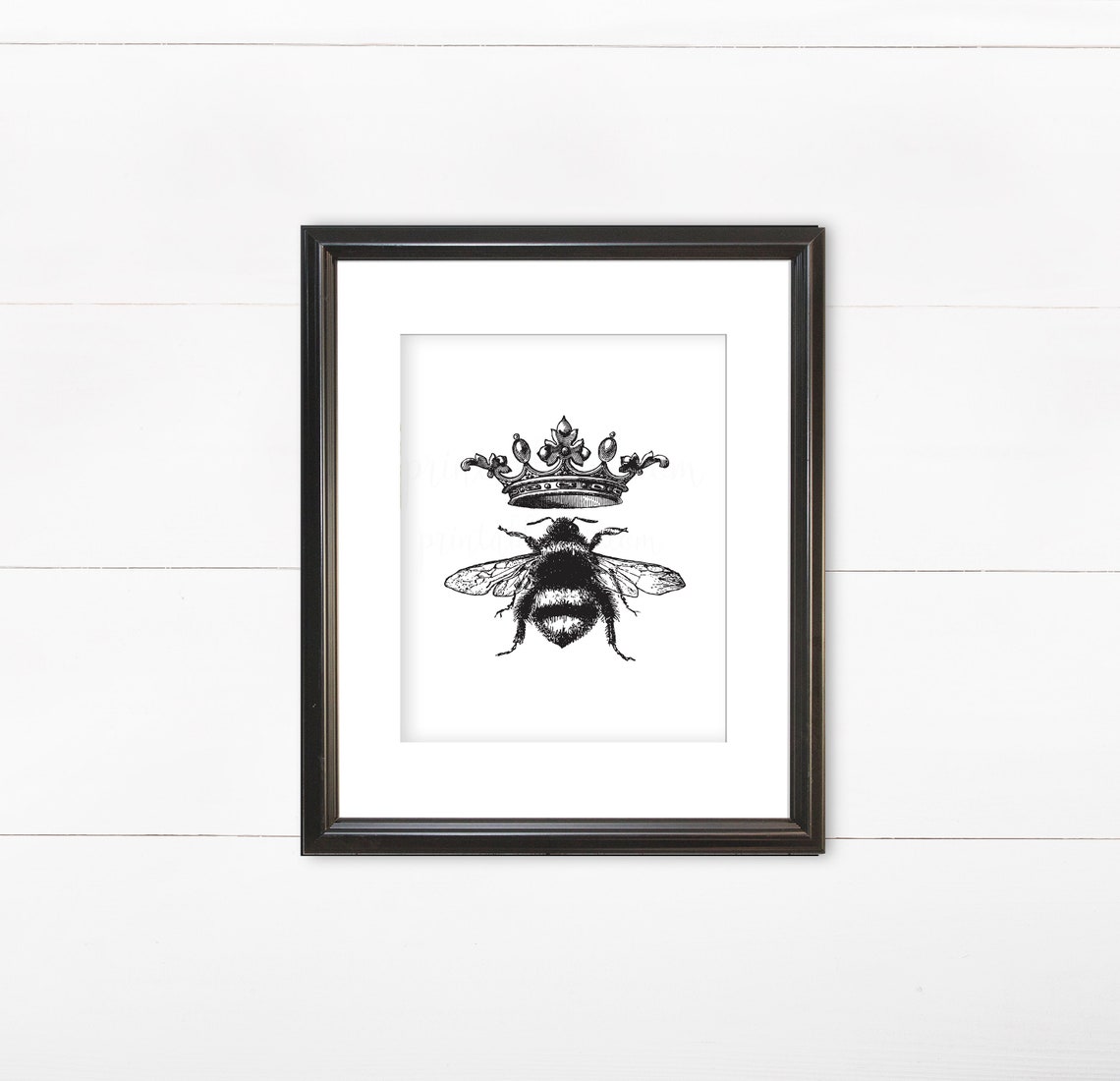 Bee Decor printable queen bee bee print queen bee wall | Etsy