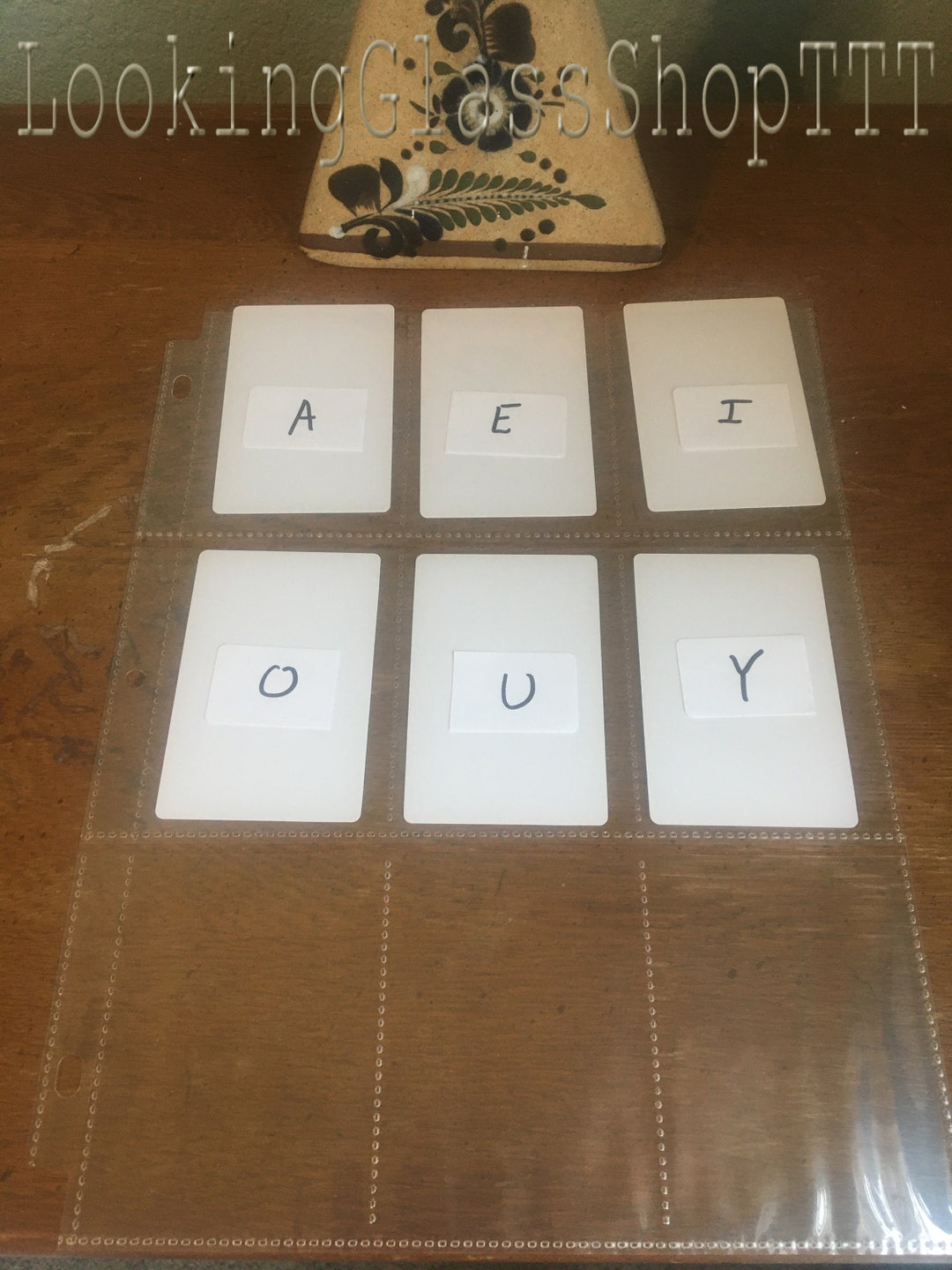 Yah Elemental Cards of Vowel Letters for Spiritual Healing Yah - Etsy