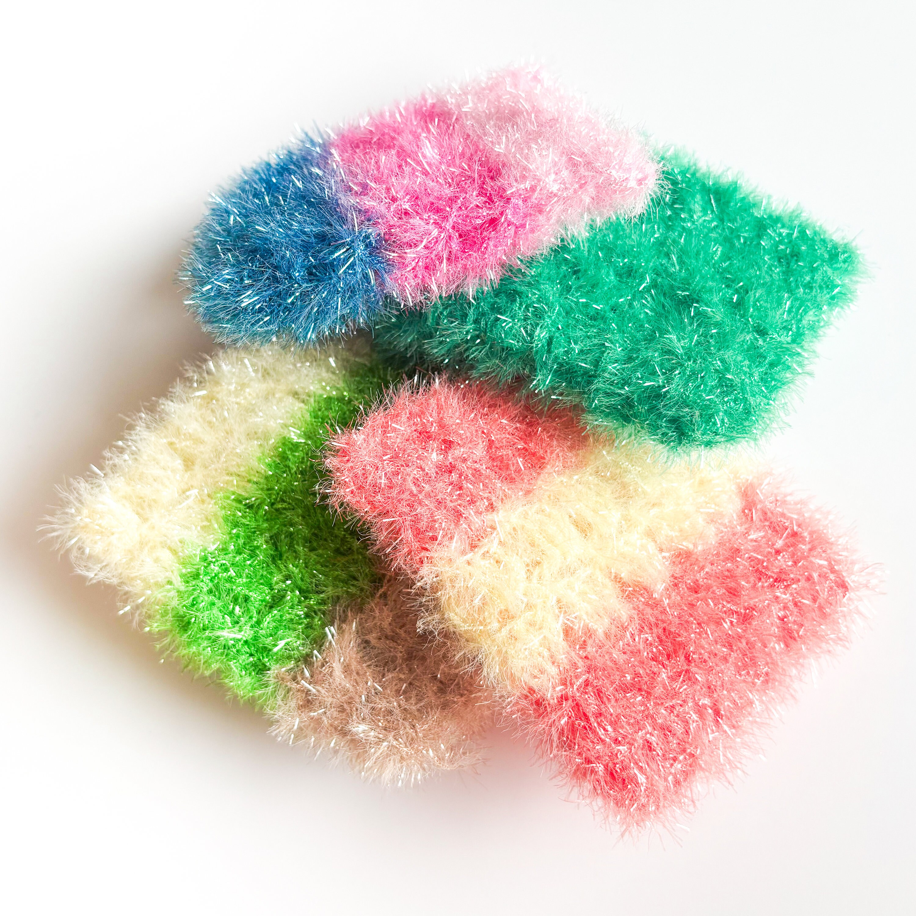Crochet Dish Scrubbies | Crochet Scrubber | Handmade Kitchen Scrubby ...