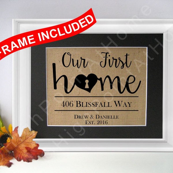 Our First Home Sign - Etsy