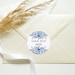Blue Wedding Stickers, Wedding Labels, Floral Blue Stickers, Wedding ...