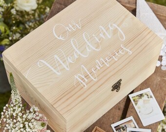 Wedding Memory Chest - Etsy