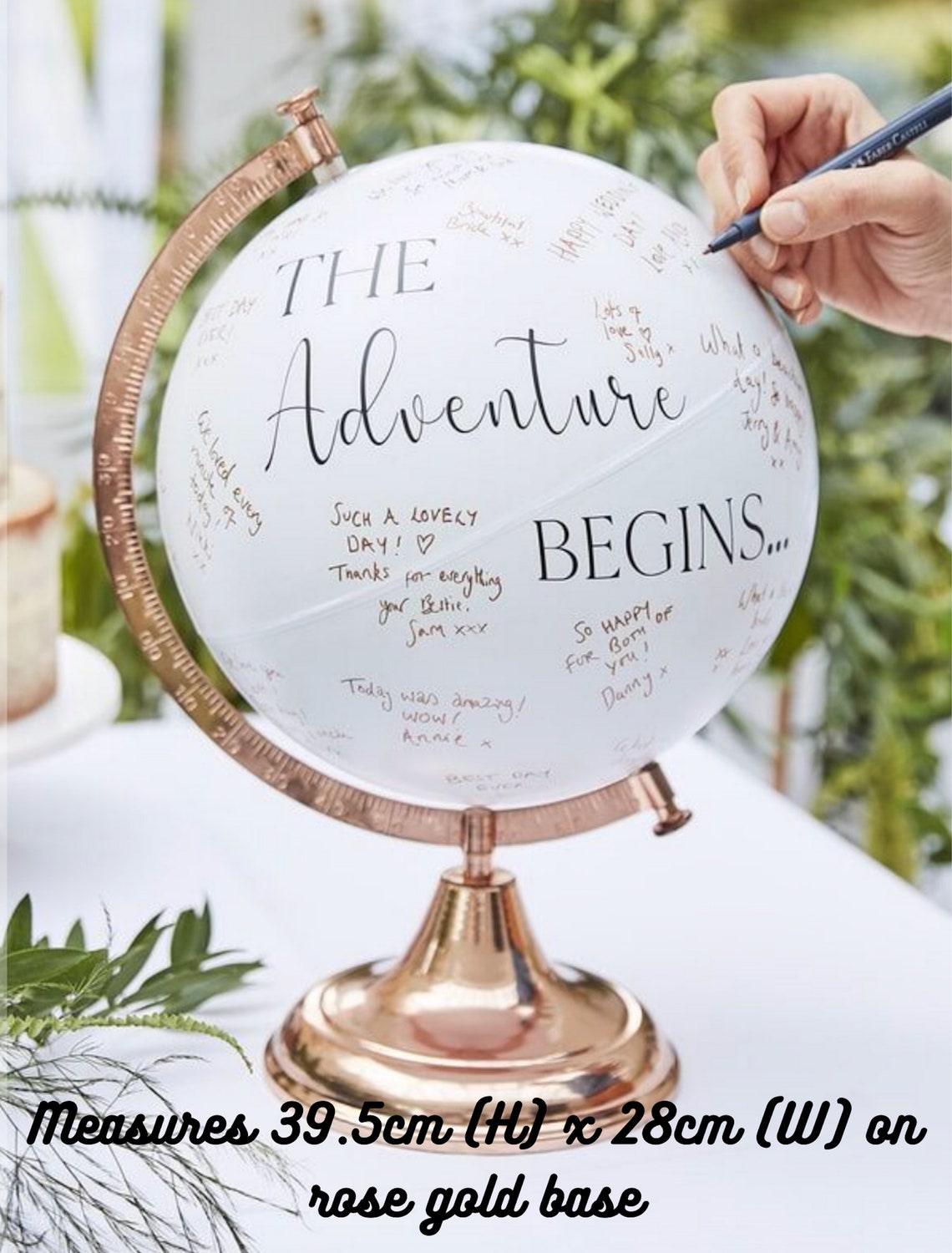 Wedding Globe Guest Book Alternative Wedding Guest Book - Etsy