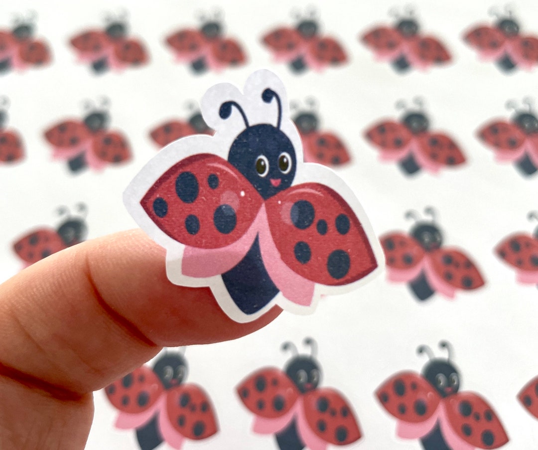 Ladybird Stickers, Ladybug Planner Stickers, Laptop Stickers, Envelope ...