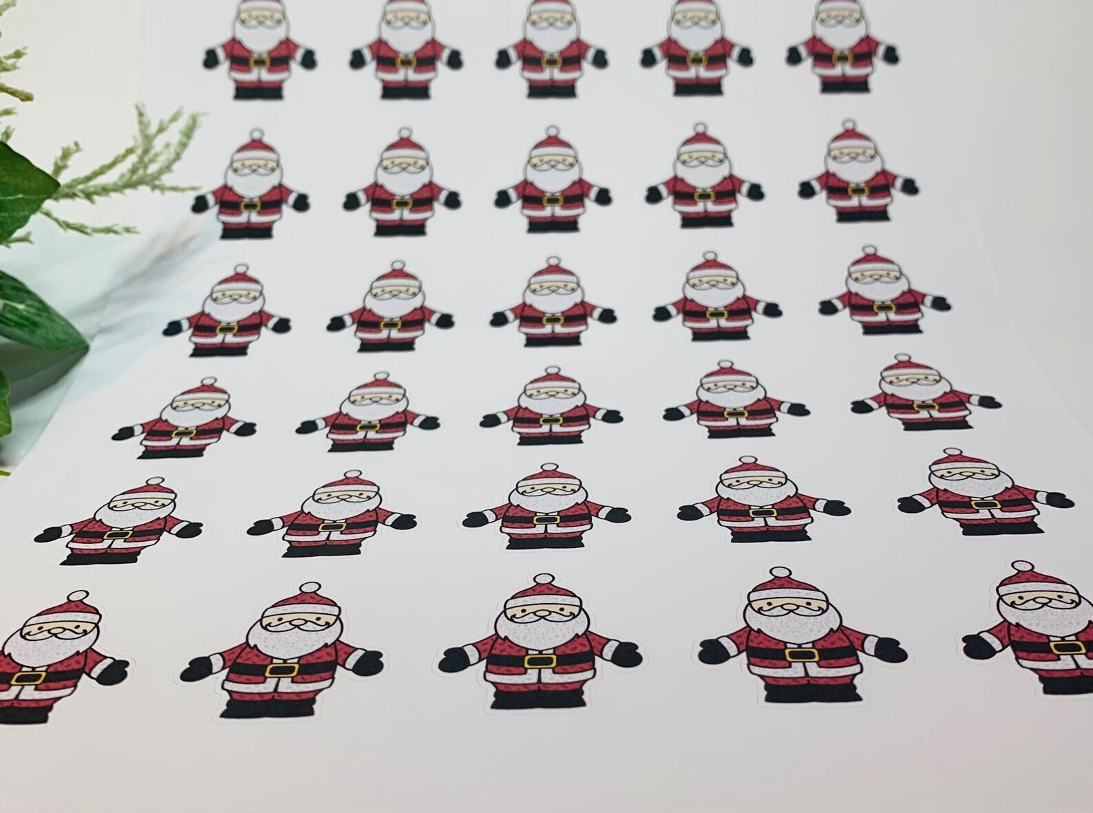 Santa Stickers, Christmas Stickers, Envelope Stickers, Planner Stickers ...