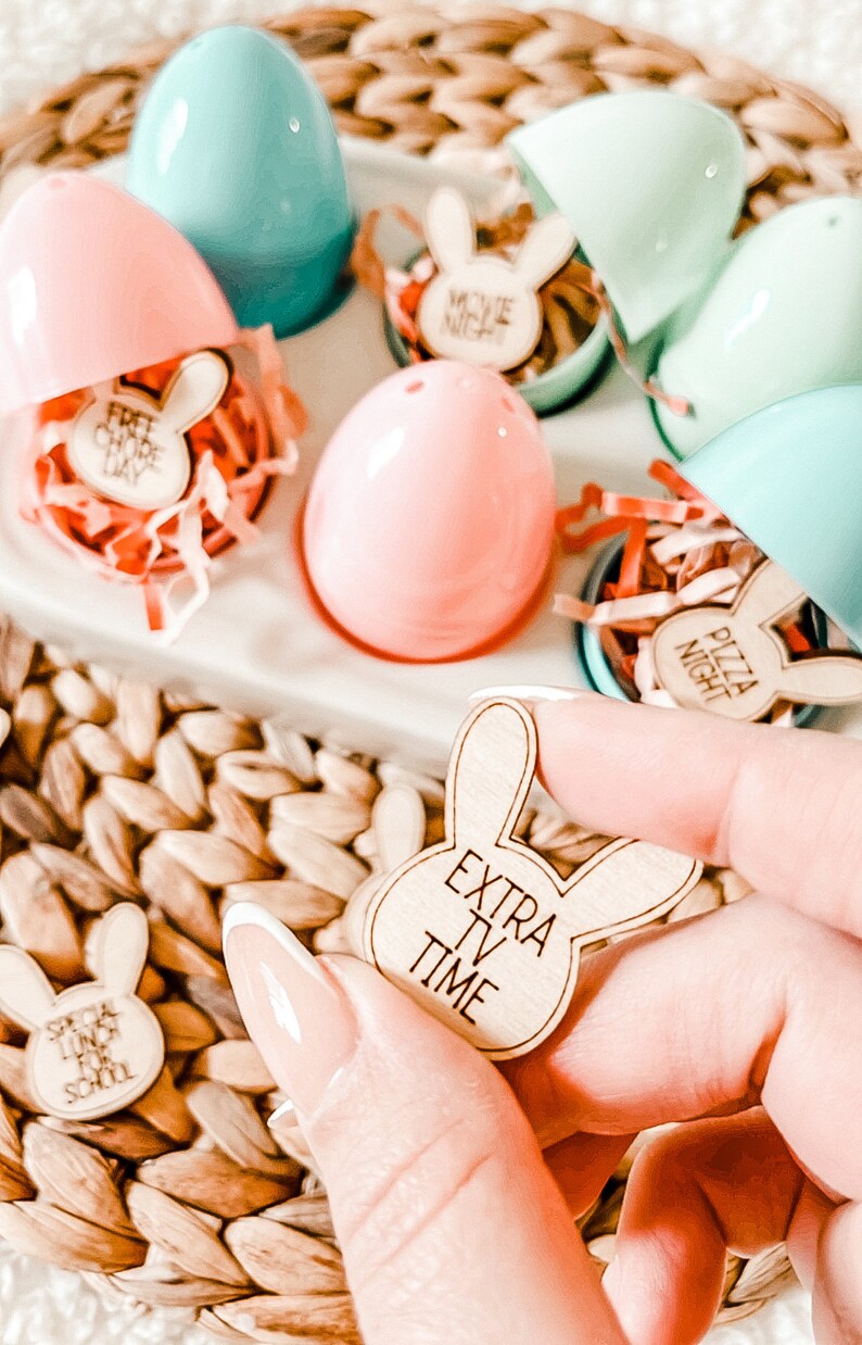 Easter Egg Hunt Tokens Easter Egg Stuffers Easter Basket - Etsy