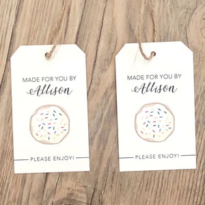 Baked Goods Tag / Sugar Cookie Tag/ Personalized Product Tags, Made ...