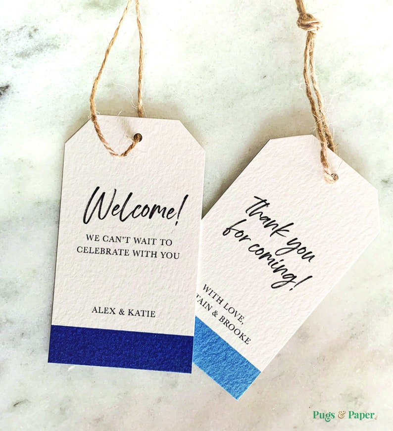 Welcome Tags for Wedding Bags / Welcome Tags for Wedding Guests ...