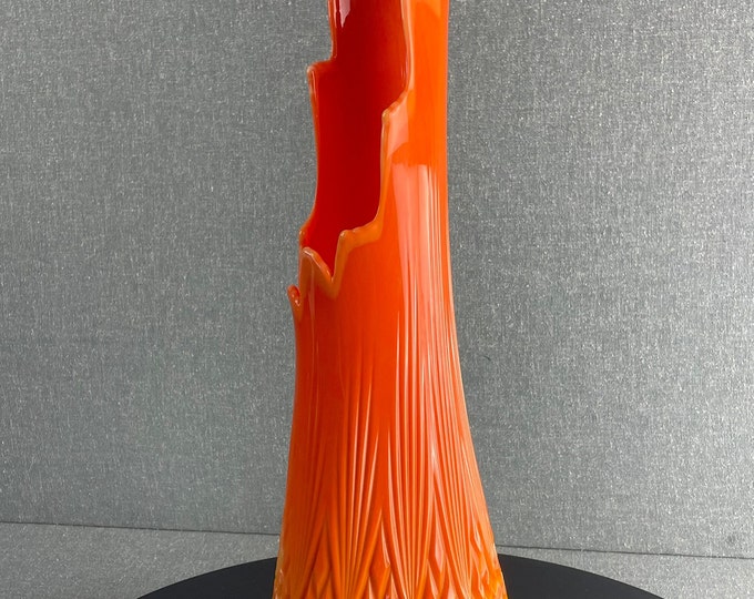 27”-inch LE Smith Bittersweet Swung Glass “pineapple” Vase - Etsy