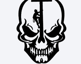 Lineman Decal | Etsy