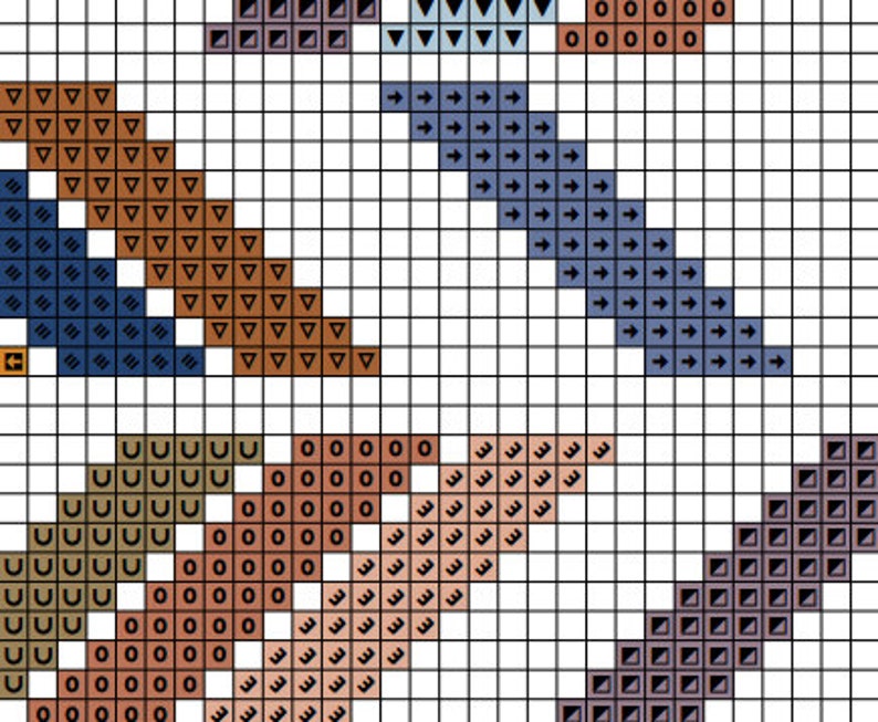 Geometric Modern Cross Stitch Pattern Modern Cross Stitch - Etsy