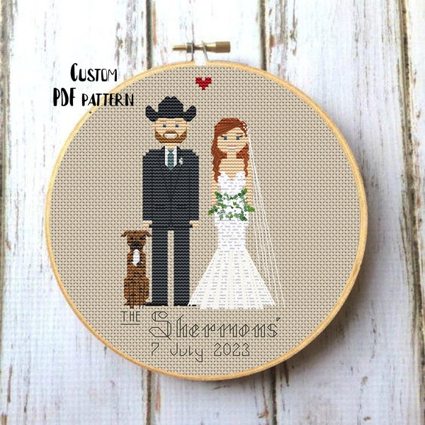 Wedding Cross Stitch - Etsy