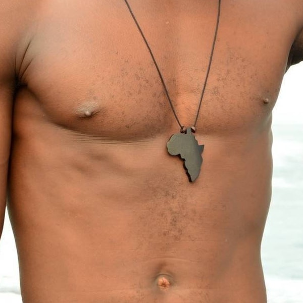 Africa Map Necklace - Etsy