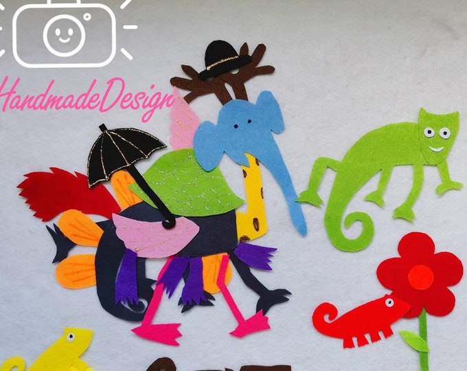 The Mixed-up Chameleon by Eric Carle: With Dust Jacket - Etsy