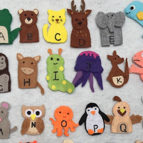 Animal Finger Puppets - Etsy