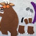 The Gruffalo Hand Puppet/flannel Board/felt Story/ece/preschool/circle ...