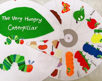 The Very Hungry Caterpillar Felt Board Pieces - Etsy
