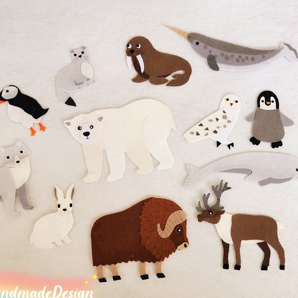 Polar Animals - Etsy