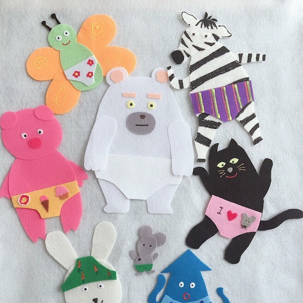 Felt Polar Bear - Etsy