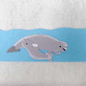 Baby Beluga/arctic Animal Felt Story/preschool Flannel Board Winter ...