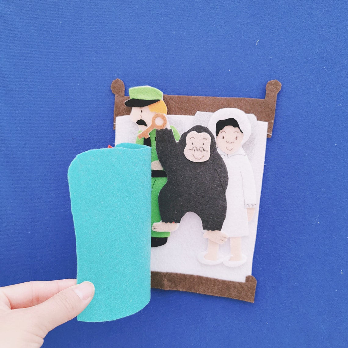 Good Night Gorilla Felt Board Story/and Friends Say Goodnight - Etsy