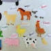 Little Blue Truck Farm Animals Felt Story Activity/construction Truck ...