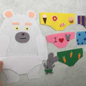 Polar Bear's Underwear Flannel Board Sets/felt Story/circle Time ...