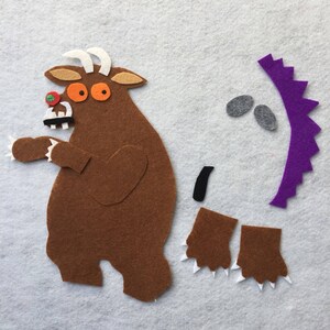 The Gruffalo Hand Puppet/flannel Board/felt Story/ece/preschool/circle ...