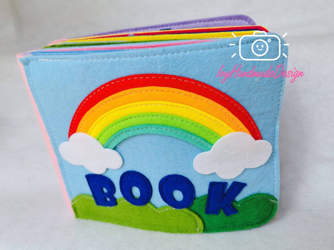 Felt Busy Book/quiet Book/educational Activity/preschool/toddler Play ...