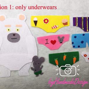 Polar Bear's Underwear Flannel Board Sets/felt Story/circle Time ...