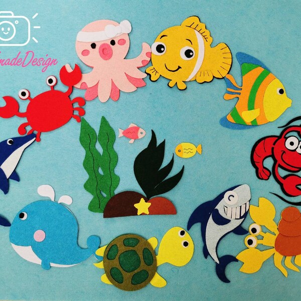 Felt Sea Animal - Etsy