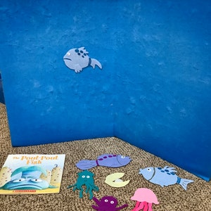 The Pout Pout Fish Children Story Flannel Board Story Felt | Etsy