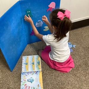 The Pout Pout Fish Children Story Flannel Board Story Felt Set/felt ...