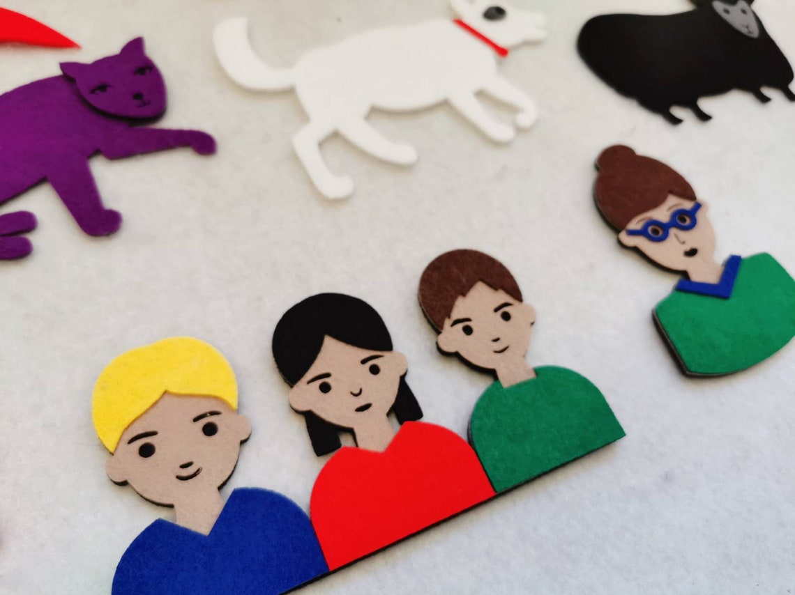 Brown Bear Brown Bear What Do You See Flannel Felt Story/laser | Etsy