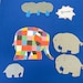 Elmer/the Story of a Patchwork Elephant/felt Story Set/teaching ...