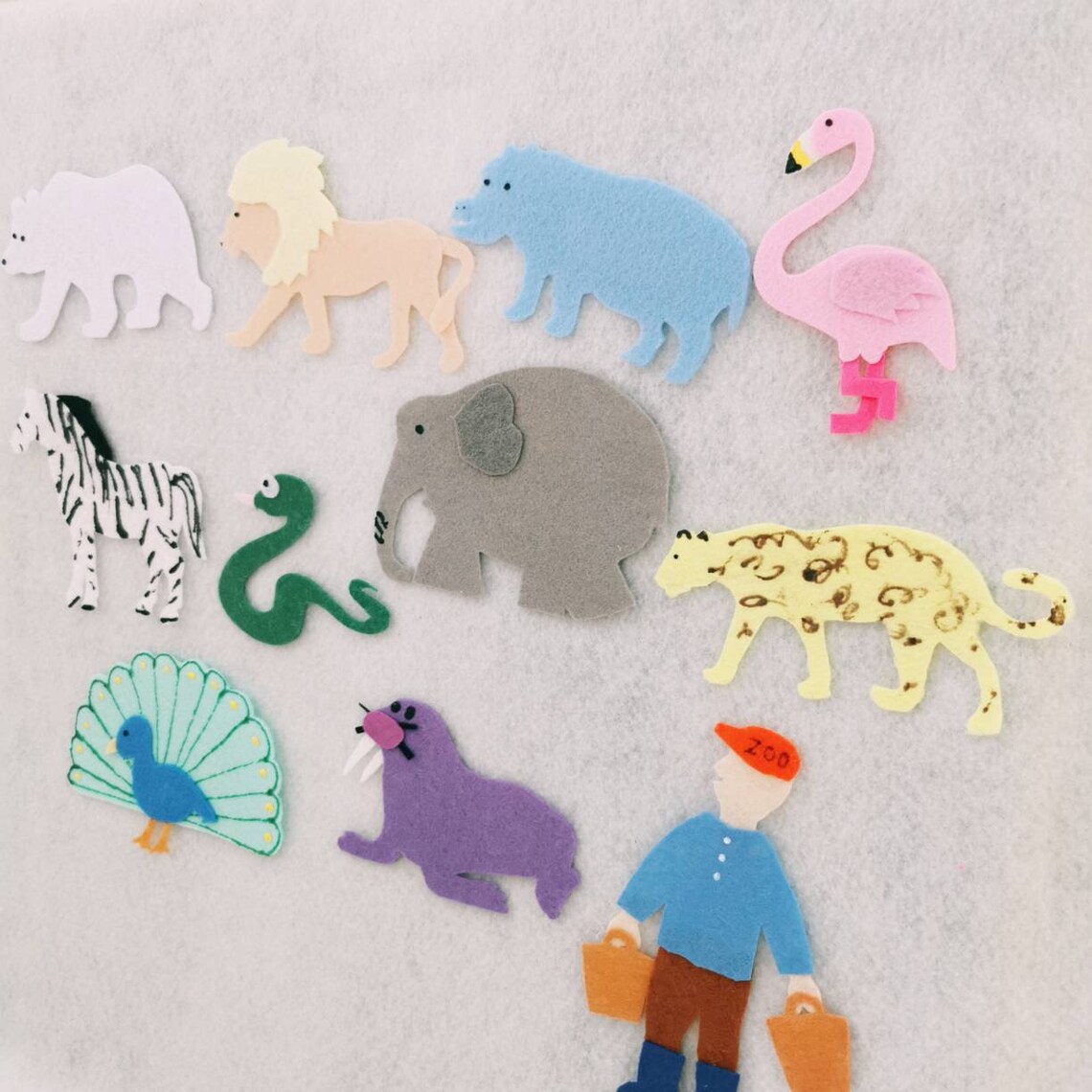 Polar Bear Polar Bear What Do You Hear Felt Board - Etsy