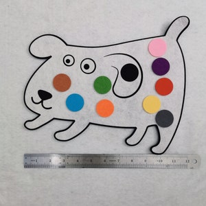 Dog's Colorful Day Felt Story Set/teaching Resource/ Flannel Board ...