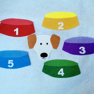 Dog Bones Felt Board Story/puppy Flannel Board/imagination/preschool ...