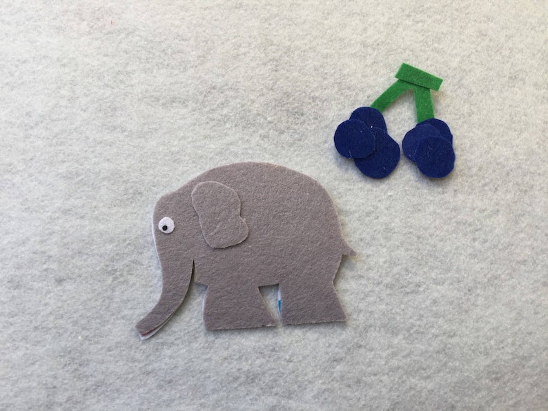 Elmer/The Story of a Patchwork Elephant/felt story | Etsy