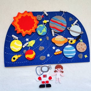 Planets Solar System Felt Book/my Space Book/outer Space/astronaut ...