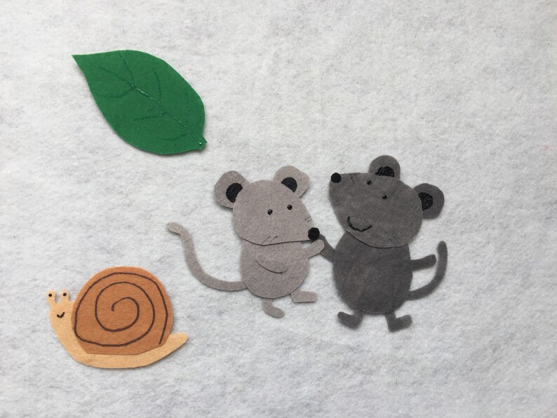 Mouse's First Spring Felt Story/season Flannel - Etsy