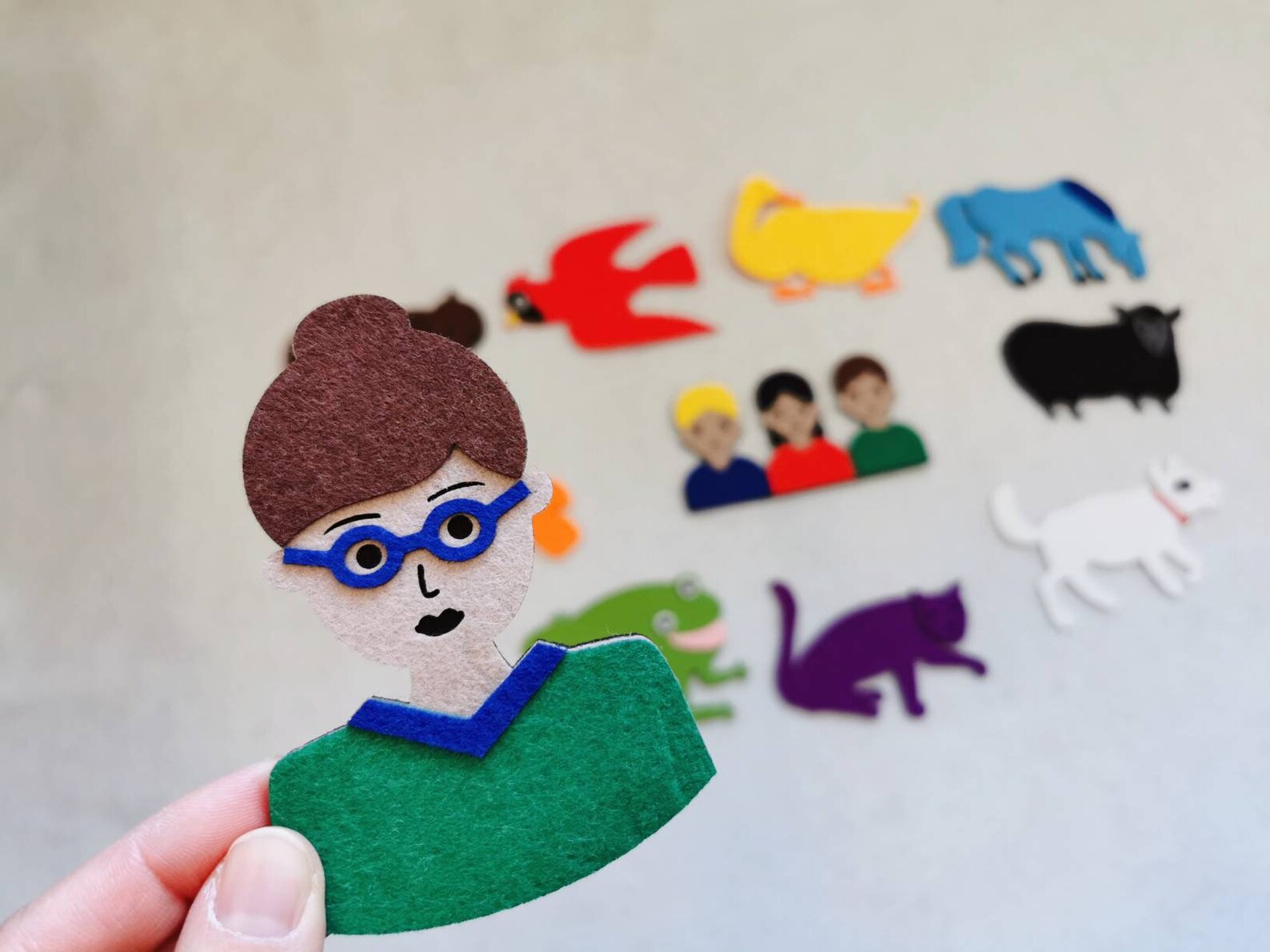 Brown Bear Brown Bear What Do You See Flannel Felt Story/laser Cut ...