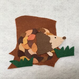 Apple Trouble Felt Story/hedgehog Flannel Board/animal/circle Time ...