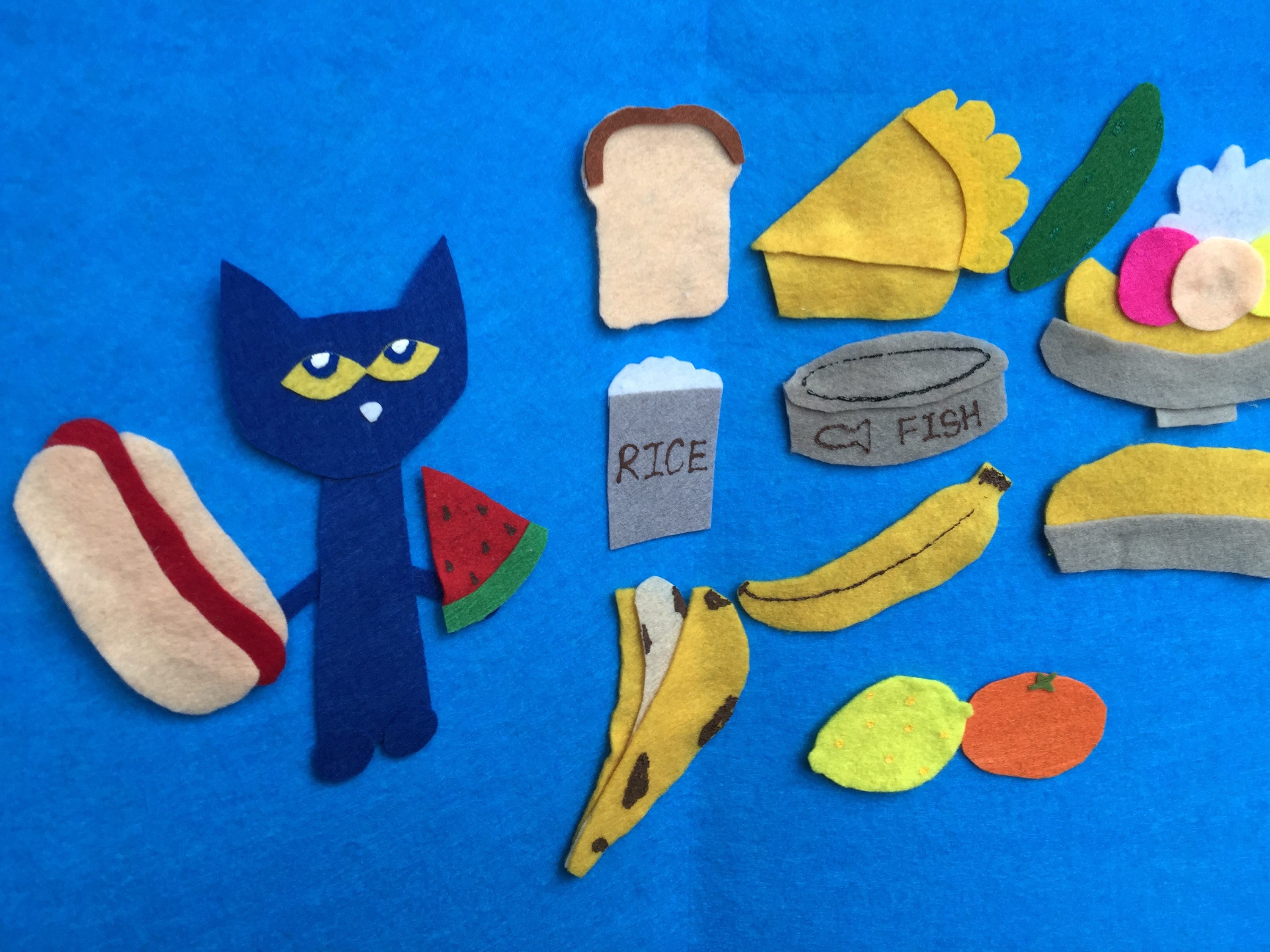 Pete the Cat and the Bad Banana Felt Board Story/flannel Board ...