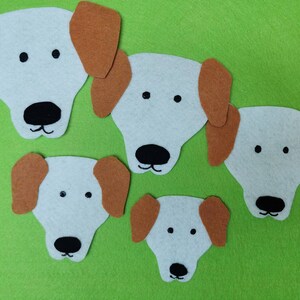 Dog Bones Felt Board Story/puppy Flannel Board/imagination/preschool ...
